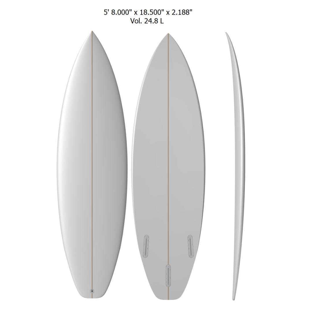 Shadow Surfboard Design Shape3d File Download - Etsy