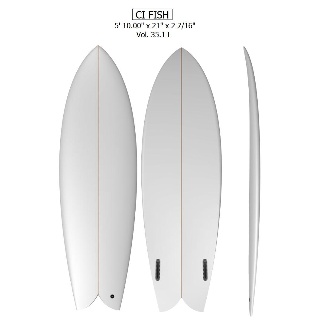 CI Fish Surfboard Design Shape3d File Download - Etsy