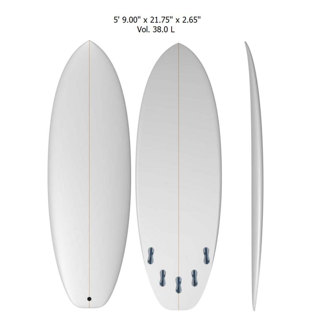Hybrid Performance Surfboard - 3D Design File Download - Etsy