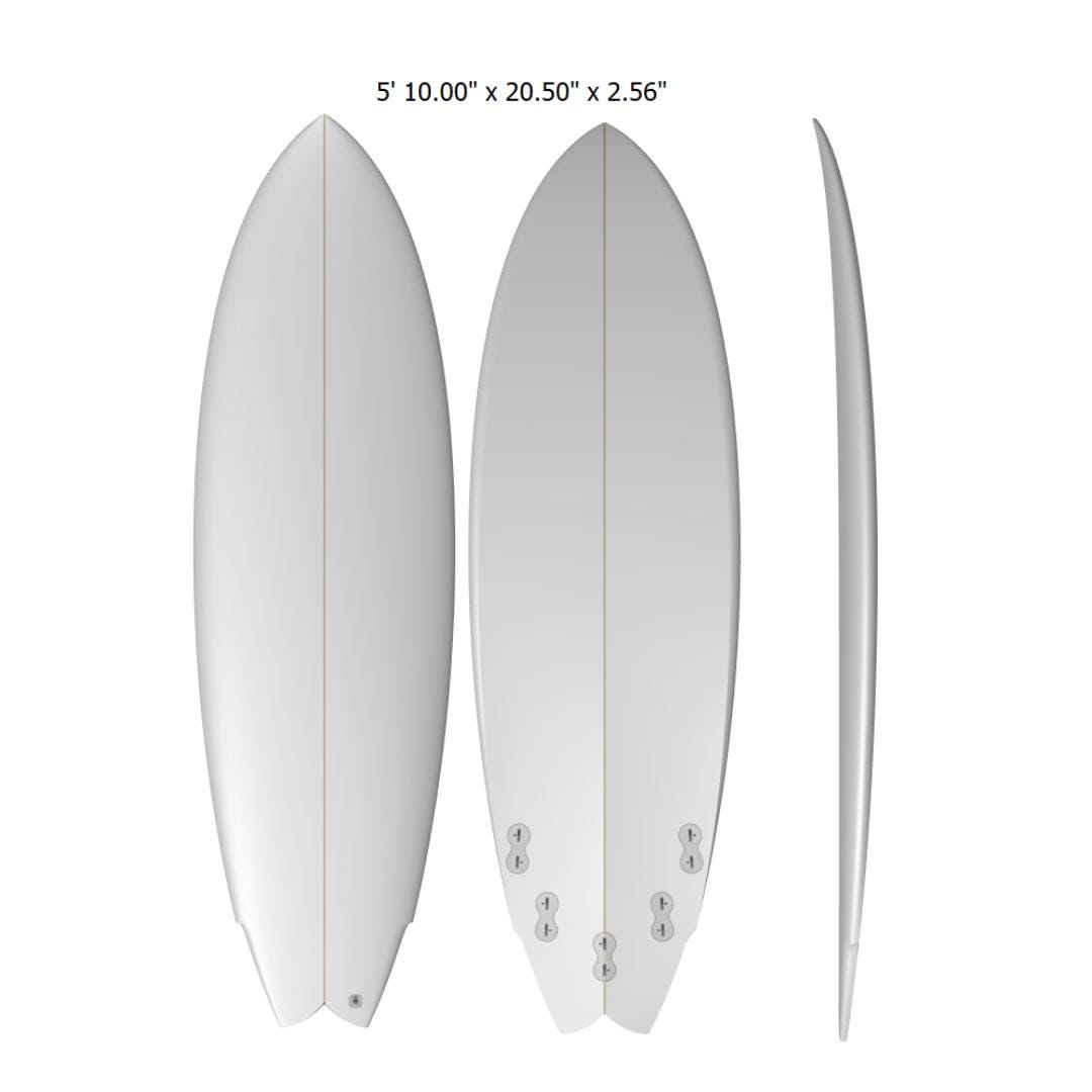 Performance Fish Surfboard - 3D Design File Download - Etsy