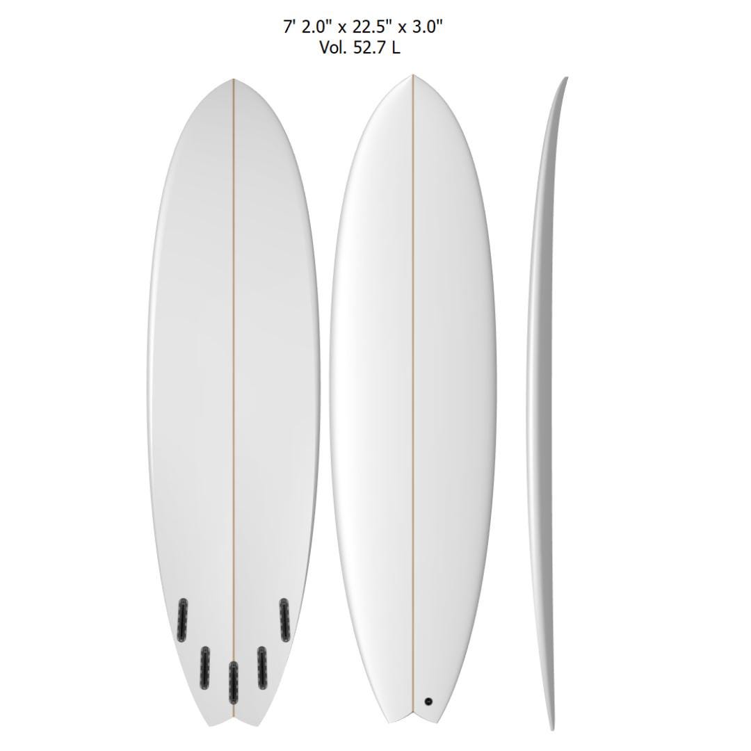 Mod Fish Surfboard Design Shape3d File Download - Etsy