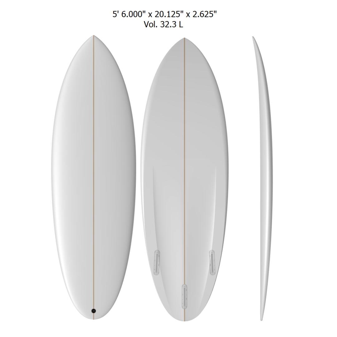 Small Wave High Performance Surfboard - 3d Design File Download - Etsy