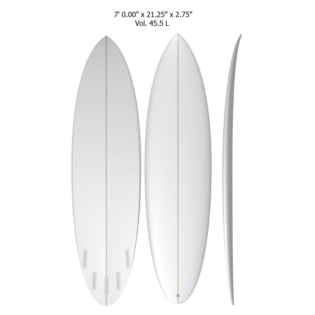 High-performance Mid-length Surfboard - 3D Design File Download - Etsy