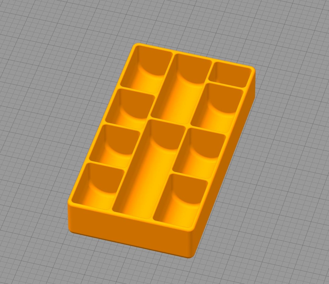 3D Printable Hardware Organizer Tray - .stl File for Tools, Screws, and ...