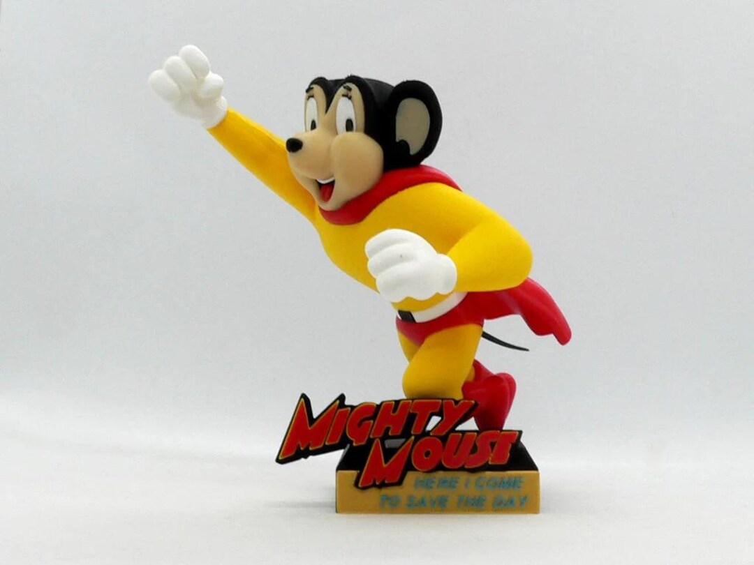 Mighty Mouse Figurine - Etsy