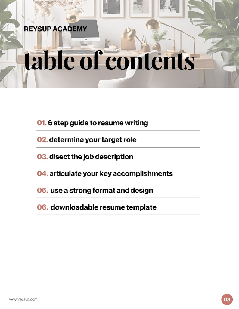 Ultimate Resume Guide - Etsy