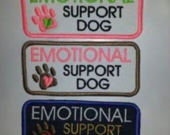 Embroidered Emotional Support Patch - Etsy