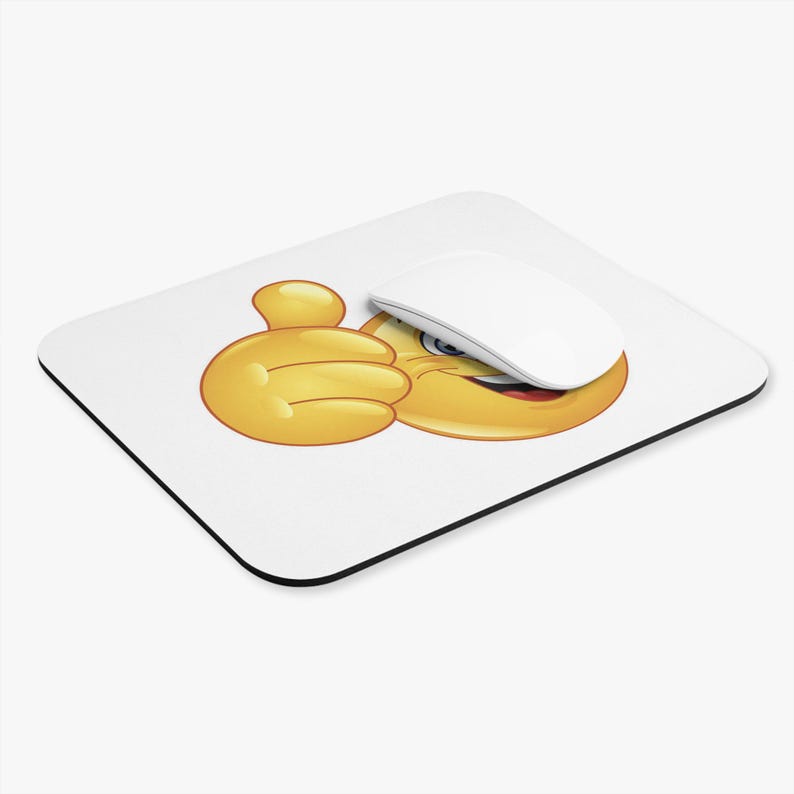 Thumbs up Emoji Mouse Pad - Etsy