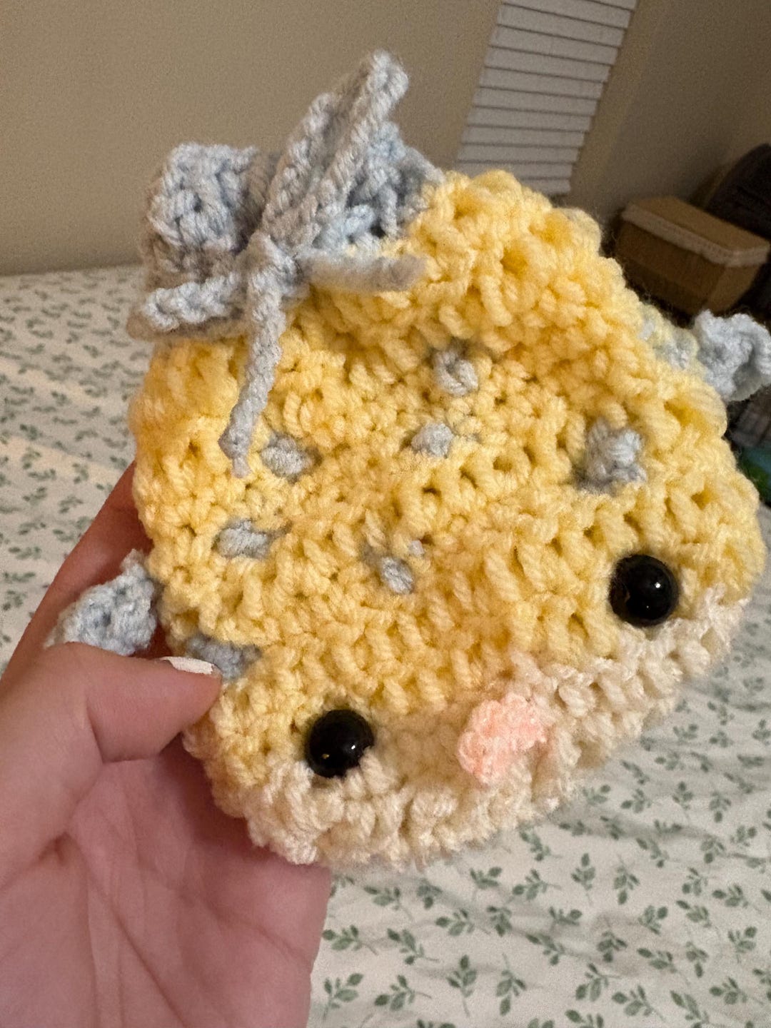 Handmade Pufferfish Crochet Pouch - Etsy