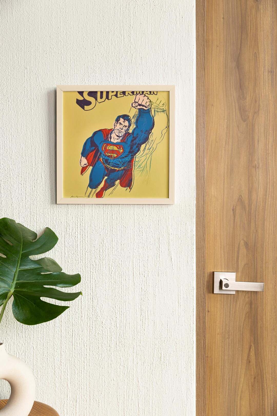 Andy Warhol Superman Poster – Pop Art Canvas Print – Iconic Wall Décor – Modern Colorful Artwork ...