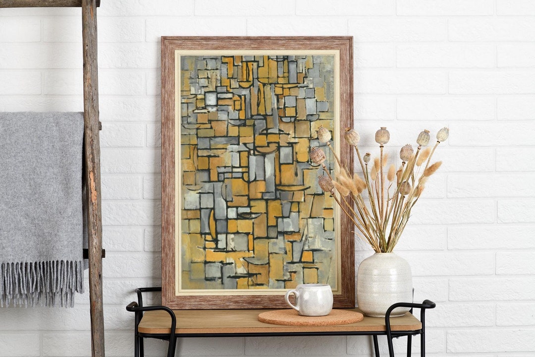 Tableau No.1, 1913 by Piet Mondrian – Abstract Geometric Art Print ...