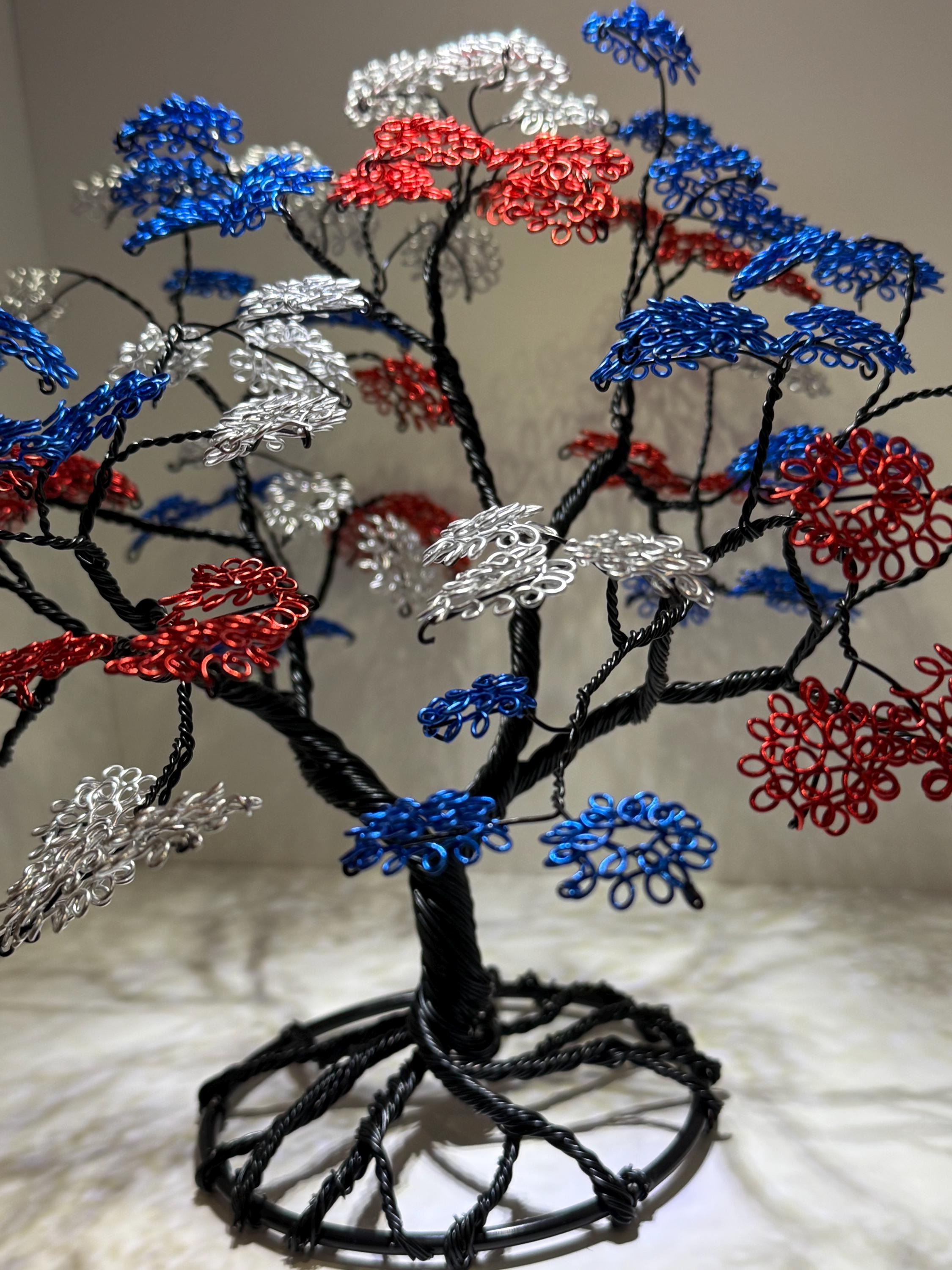 Wire Tree Handmade. Can Be Made in Colors of Your Choice - Etsy