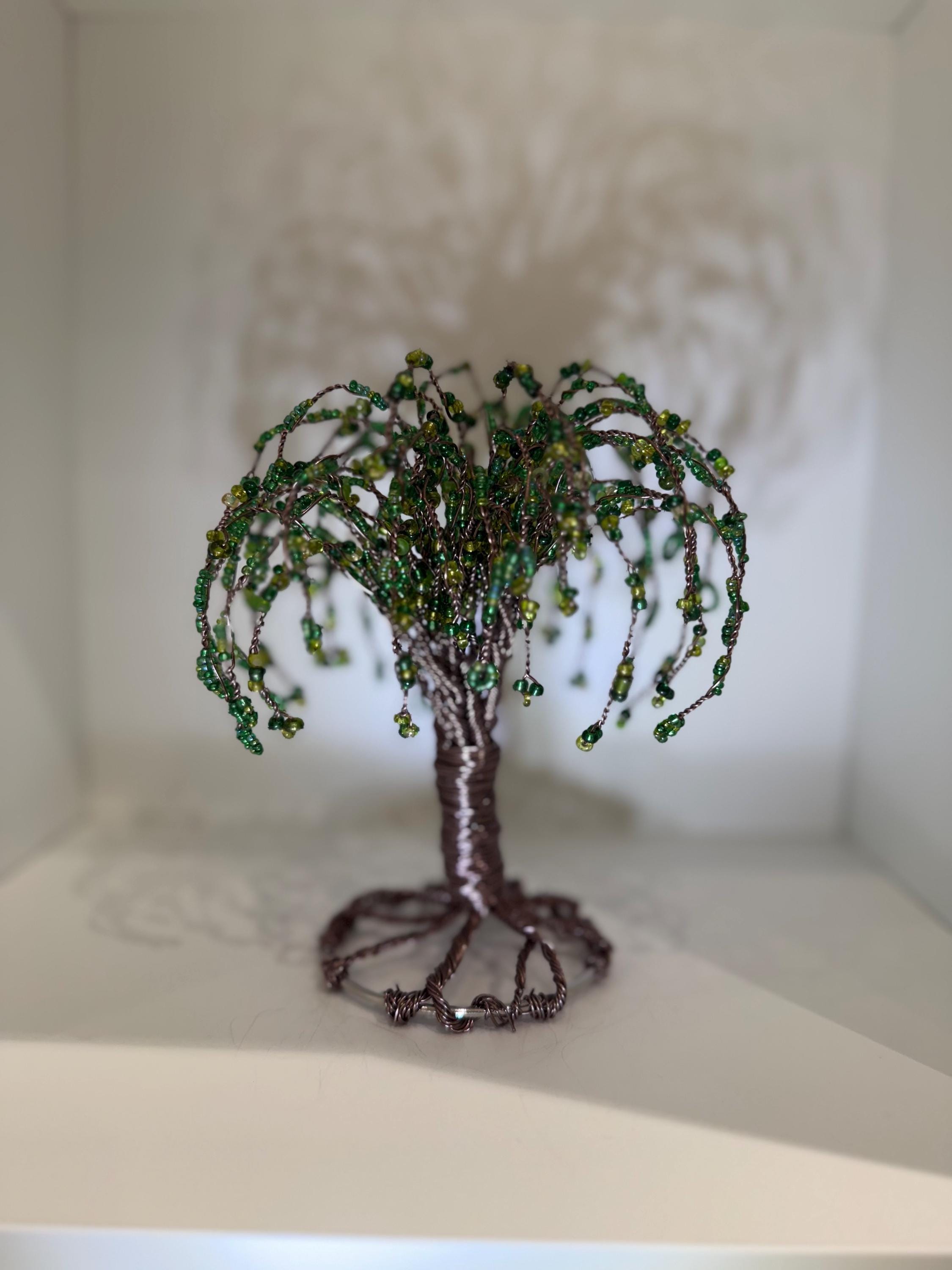 Weeping Willow Wire Tree Handmade. Can Be Made in Colors of Your Choice ...