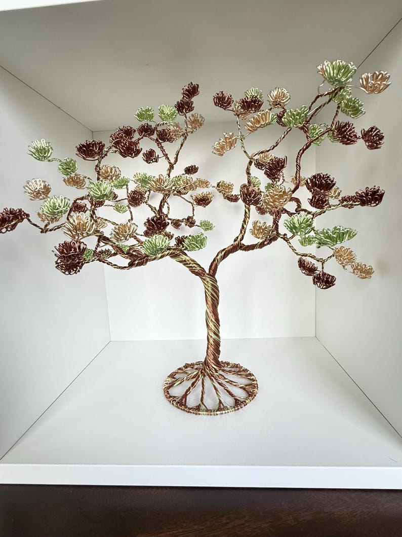 Wire Tree Handmade. Can Be Made in Colors of Your Choice - Etsy