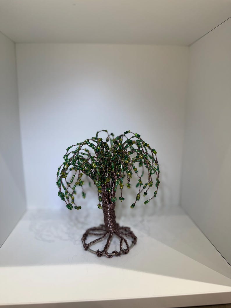 Weeping Willow Wire Tree Handmade. Can Be Made in Colors of Your Choice ...