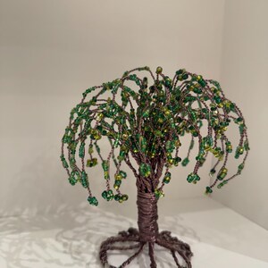 Weeping Willow Wire Tree Handmade. Can Be Made in Colors of Your Choice ...