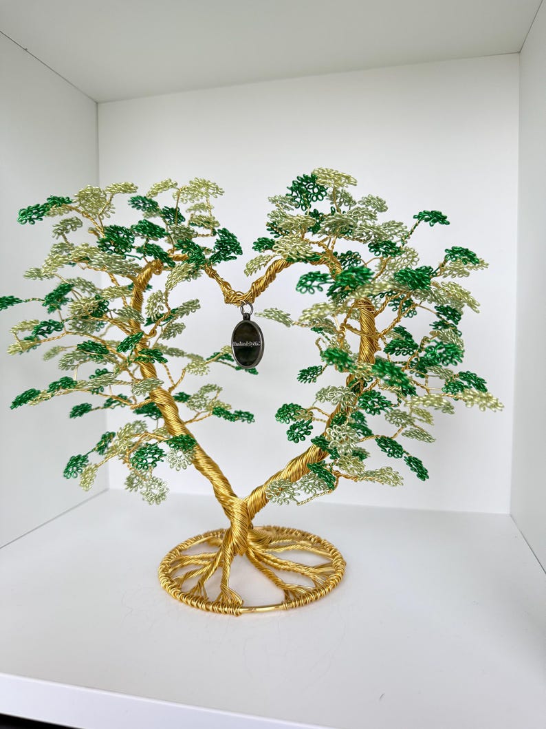 Handmade Wire Tree Heart Shaped. Can Be Made in Colors of Your Choice ...