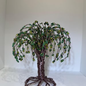 Weeping Willow Wire Tree Handmade. Can Be Made in Colors of Your Choice ...