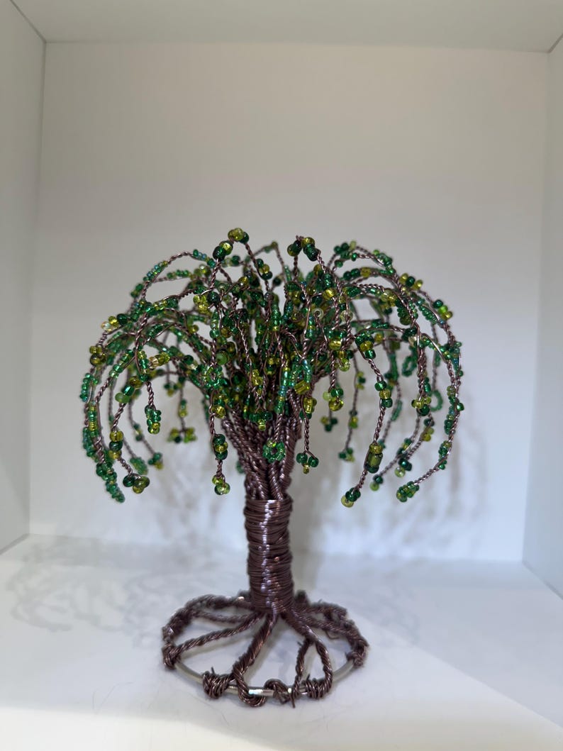 Weeping Willow Wire Tree Handmade. Can Be Made in Colors of Your Choice ...