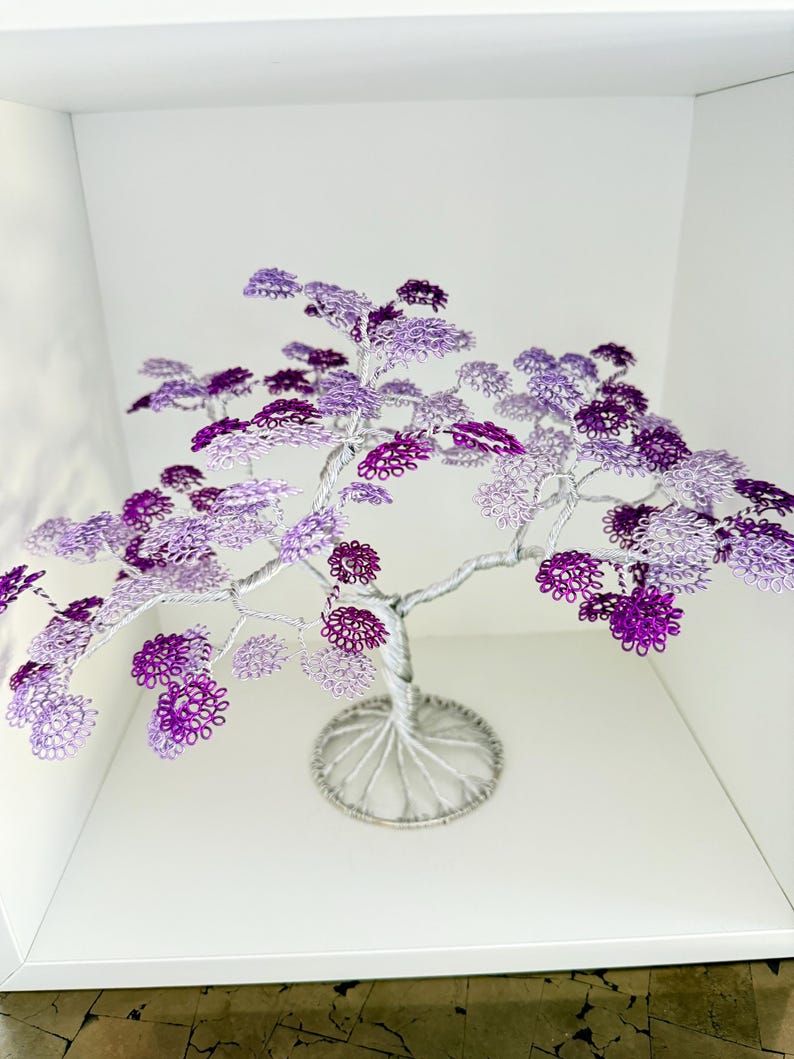Wire Tree Handmade. Can Be Made in Colors of Your Choice - Etsy