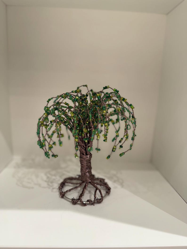 Weeping Willow Wire Tree Handmade. Can Be Made in Colors of Your Choice ...