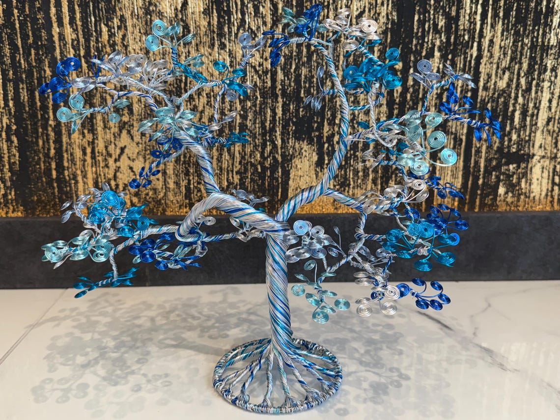 Wire Tree Handmade. Can Be Made in Colors of Your Choice - Etsy