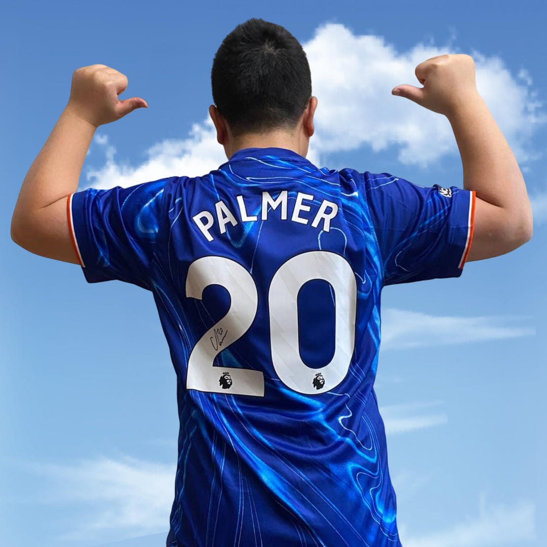 Cole Palmer SIGNED Chelsea Home Signature Shirt Jersey COA 2024 Perfect ...