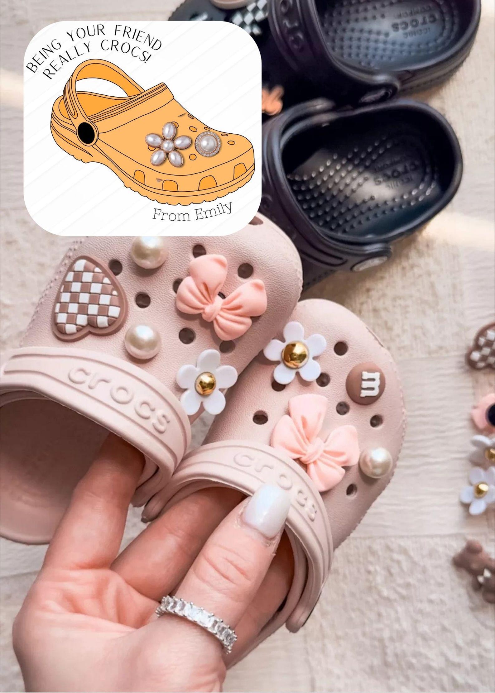 Croc Charms Gift Tags: Personalized Birthday, Easter, Valentine ...