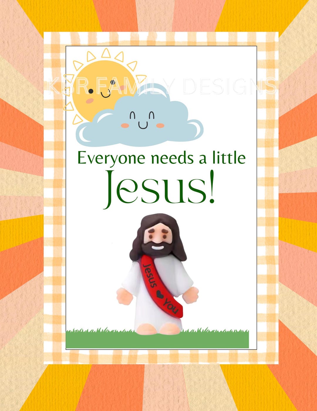 Jesus Loves You Cards: Christian Gift Tags (digital Download) - Etsy