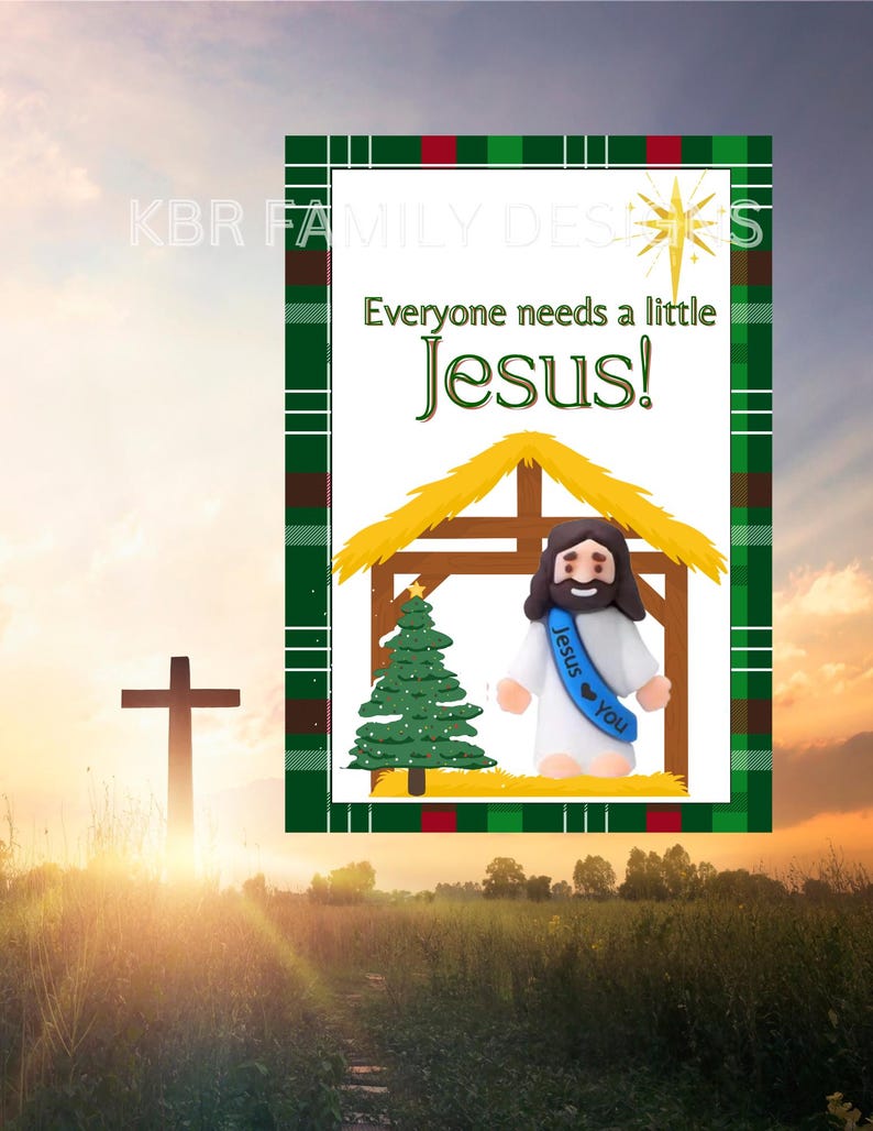 Jesus Christmas Gift Tags | Sunday School Classroom (instant Download ...