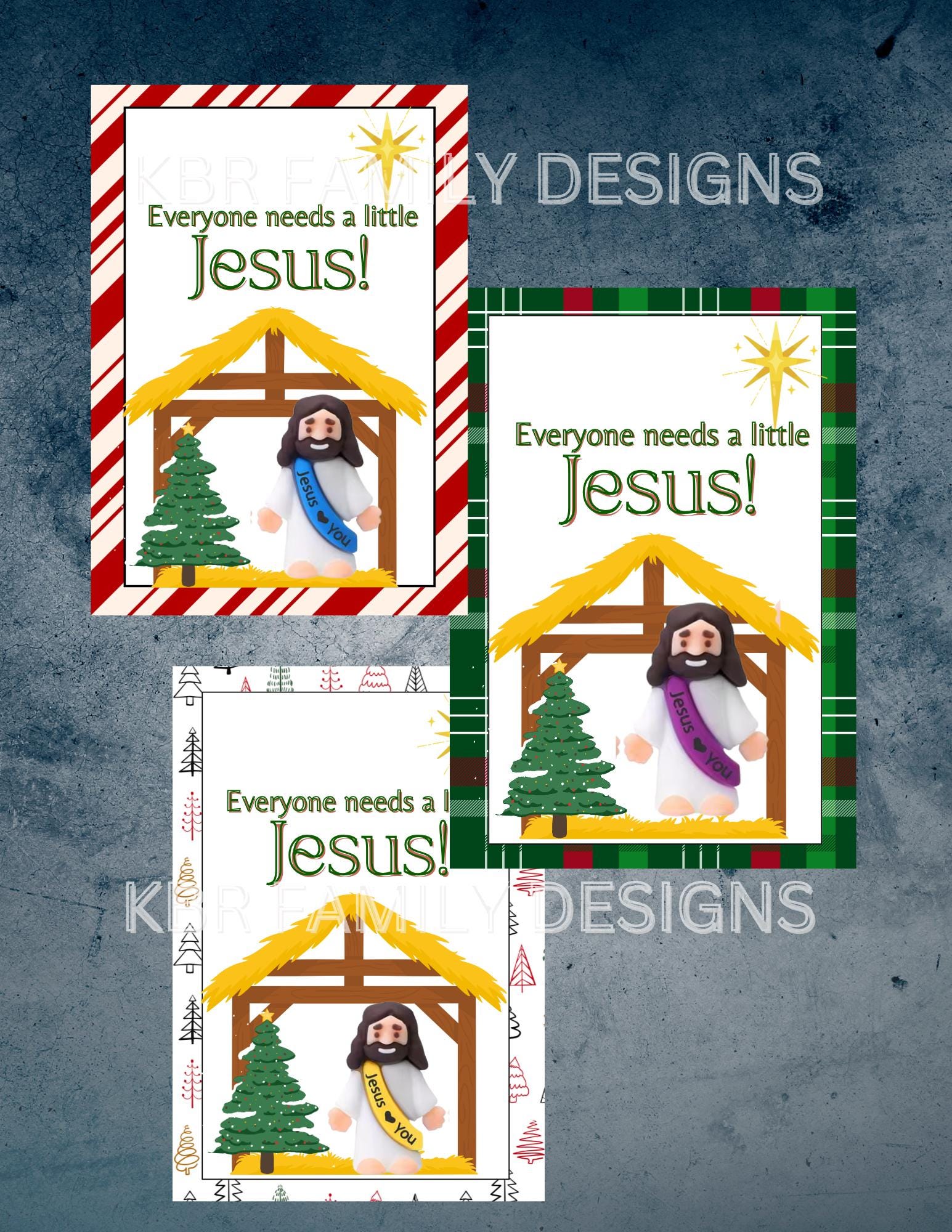 Jesus Christmas Gift Tags | Sunday School Classroom (instant Download ...