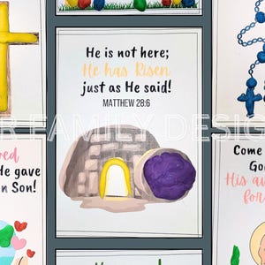 INSTANT DOWNLOAD Easter Playdough Activity | Mats Printable | Holy Week ...