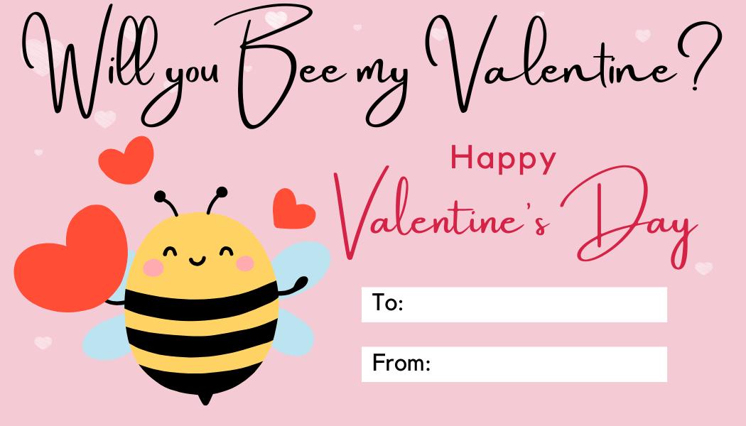 EDITABLE Valentines Day Tag | Classroom Party Tags | BEE Theme|will You ...