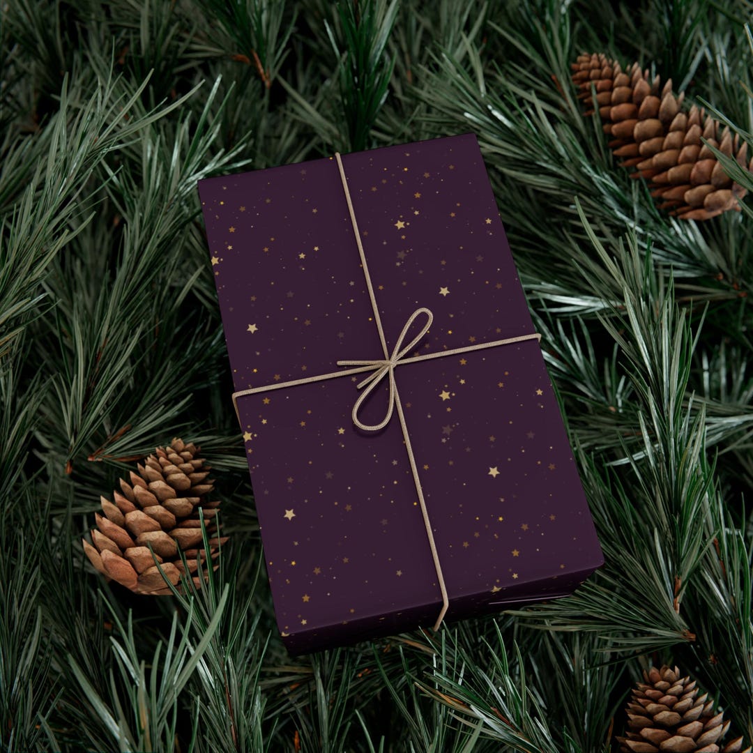 Celestial Twilight Wrapping Paper - Etsy