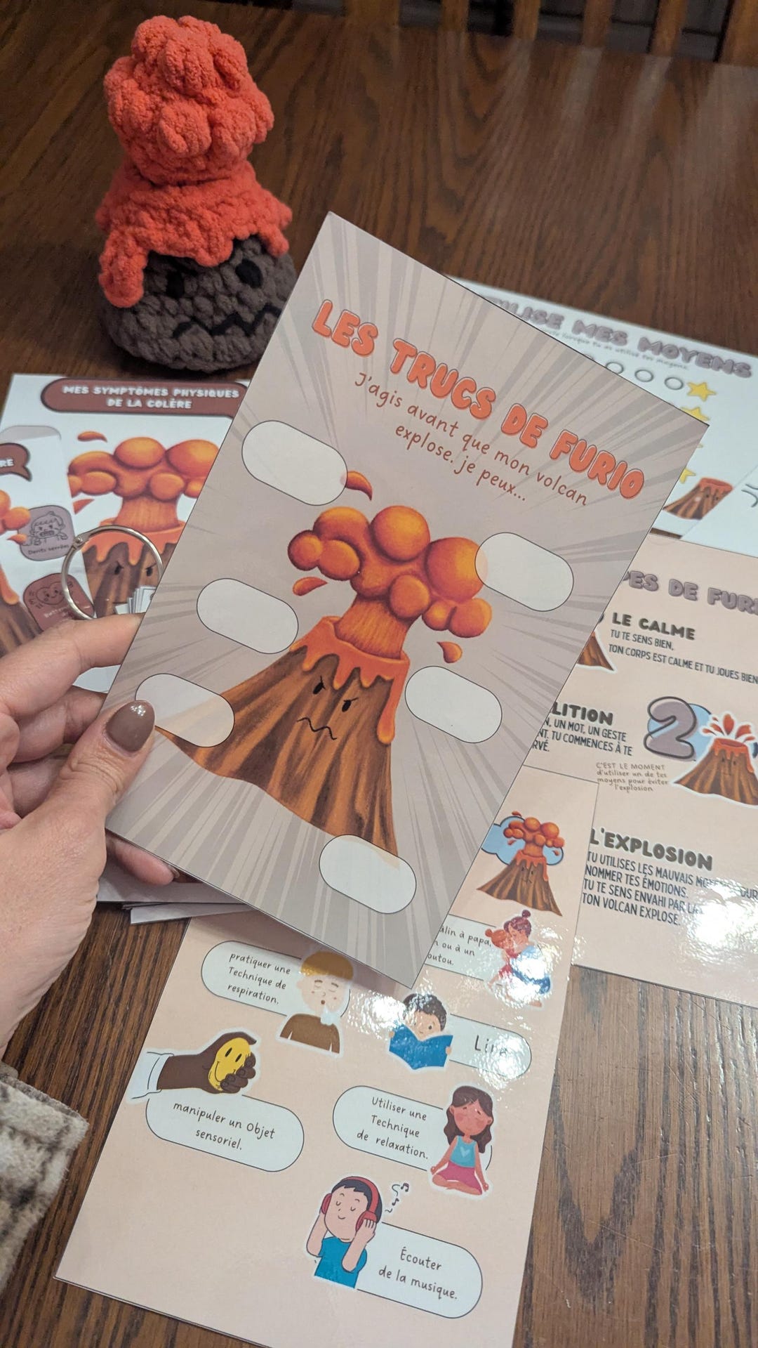 Furio the Volcano Kit, Anger Management - Etsy