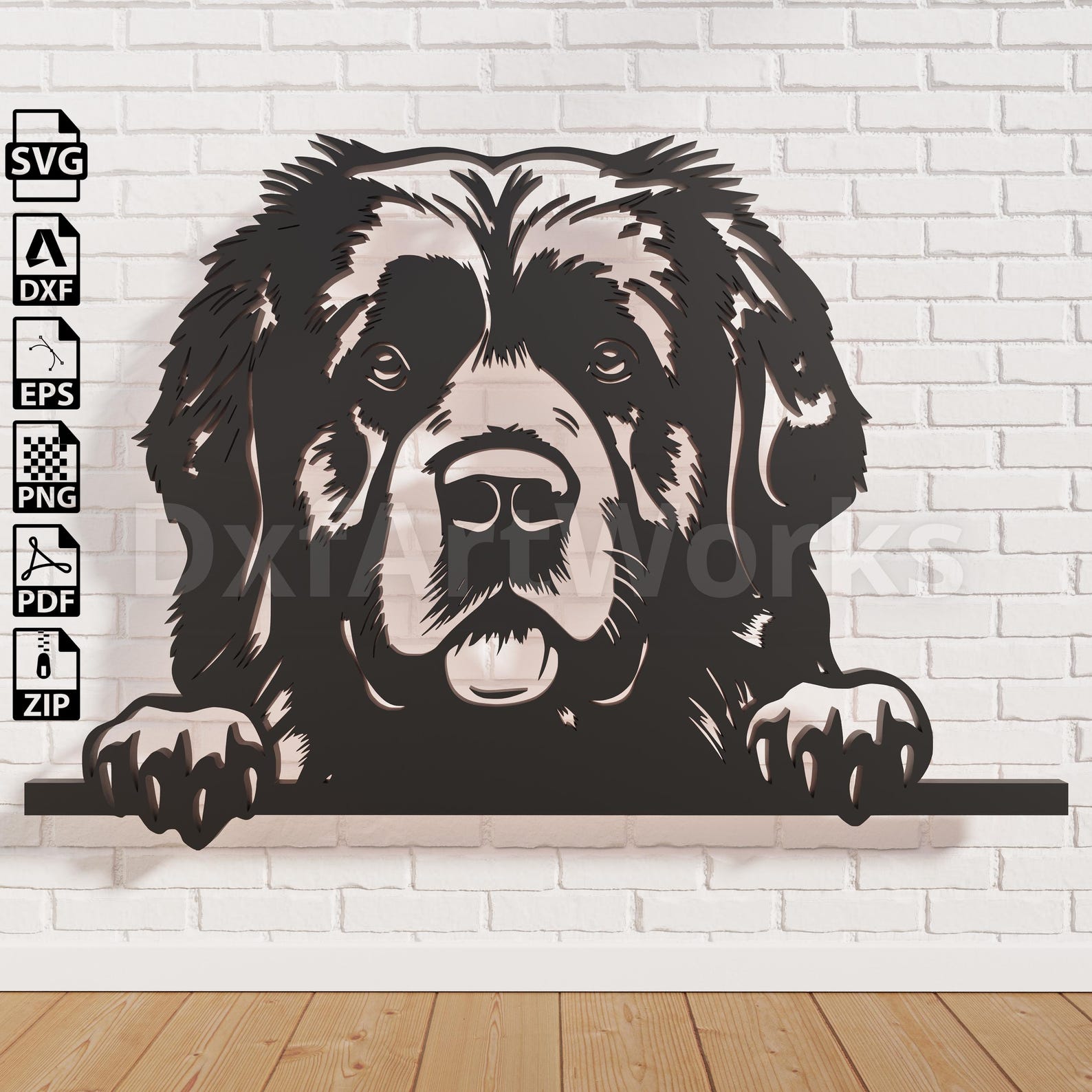 LEONBERGER Dog Svg File for Cricut,dog Clipart,cut File,vector Art ...