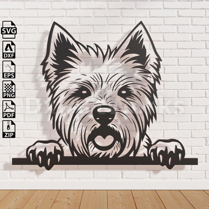 Westie Dxf - Etsy