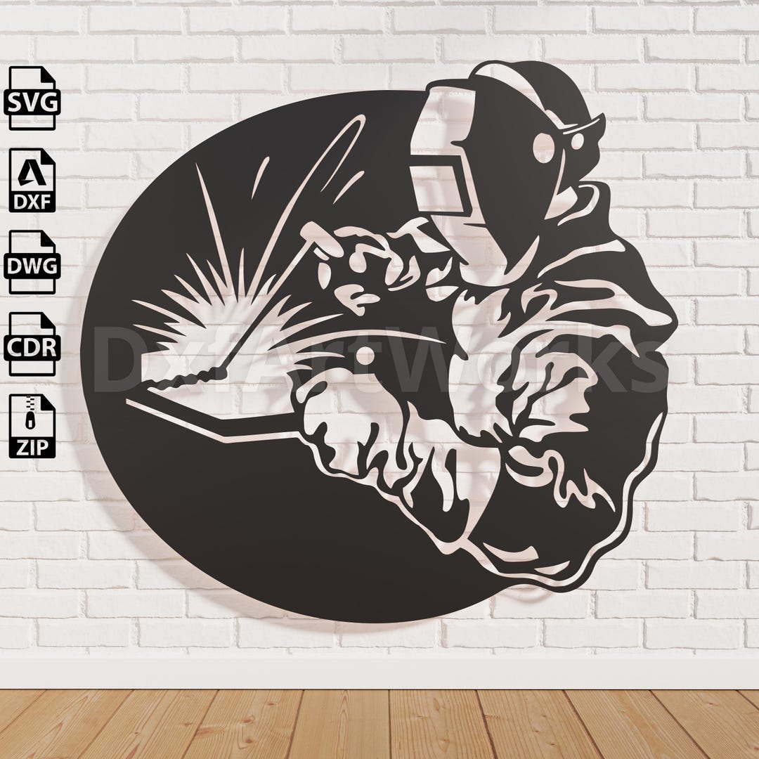 Welder Sign- SVG/DXF - Digital Download - Laser CNC Plasma Waterjet ...