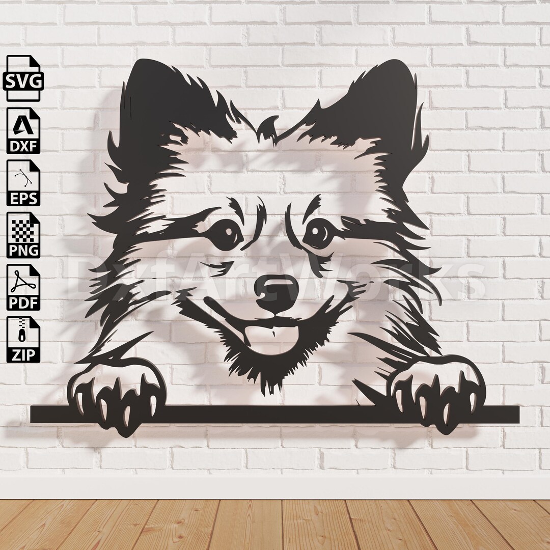 TOY ESKIMO Dog Svg File for Cricut,dog Clipart,cut File,vector Art ...
