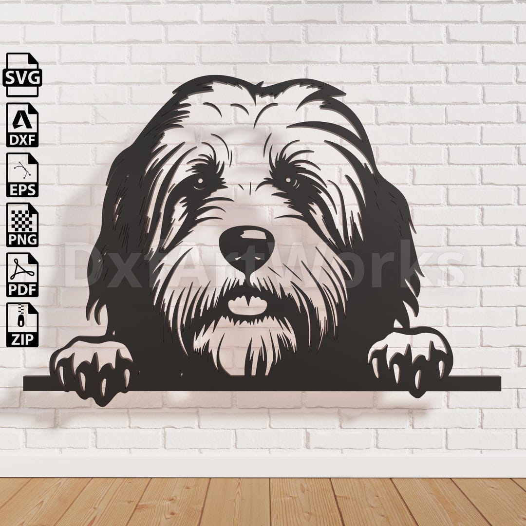 Old English Sheepdog SVG, Dog Vector Art, Clipart (digital File) - Etsy