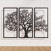 6 Tree Panels, Wall Panels, Room Decor, Tree Patterns, Laser, CNC ...