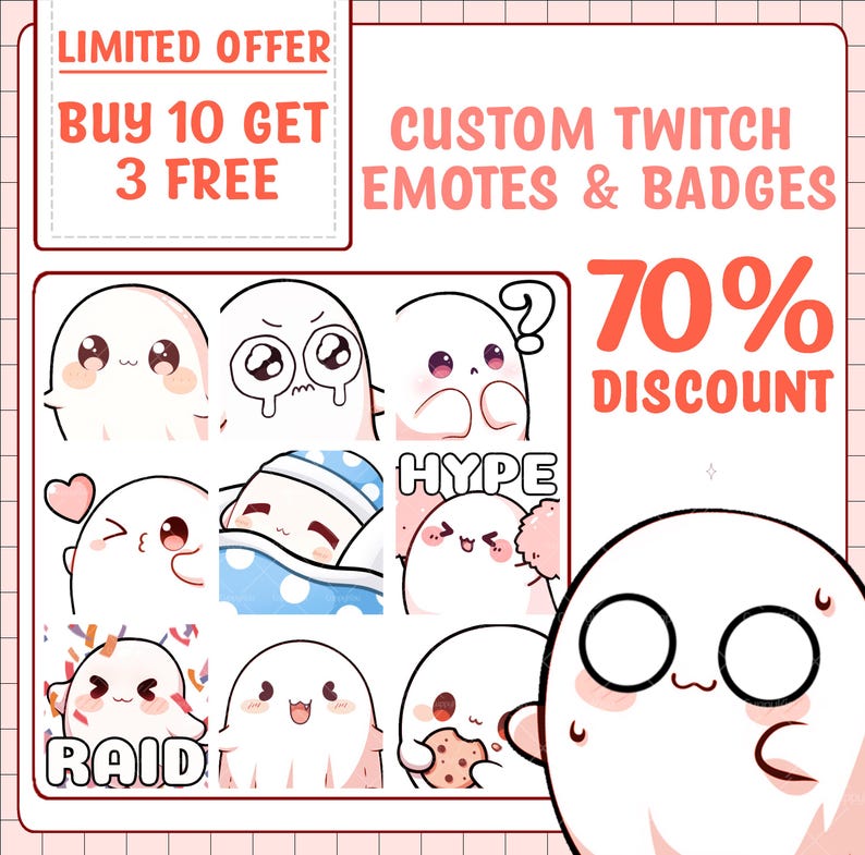 CUSTOM TWITCH EMOTES, Twitch, Discord, Streaming - Etsy