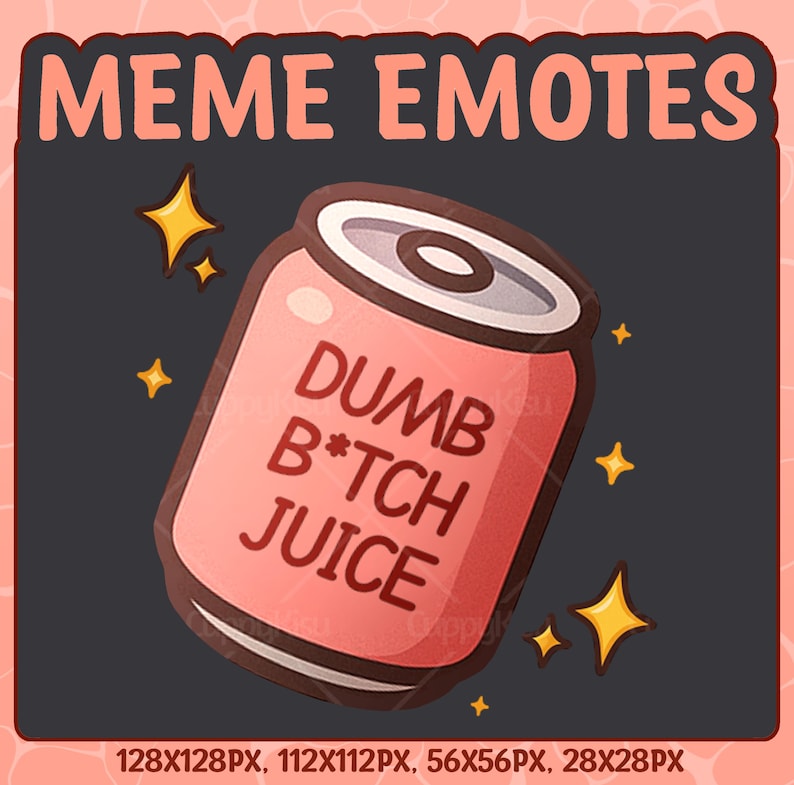 Dumb Juice Meme Emote: Funny Twitch/discord Emote Pack (digital ...