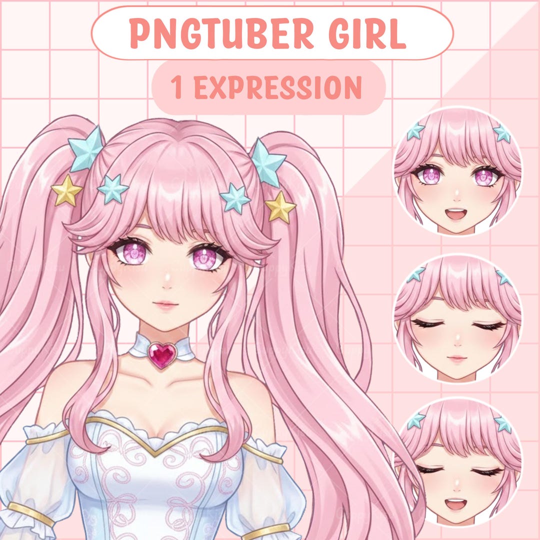 Cute Pngtuber Girl | Anime Girl Pngtuber Premade Model | Veadotube ...