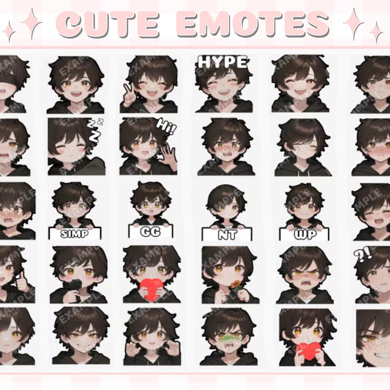 Male Twitch Emote - Etsy