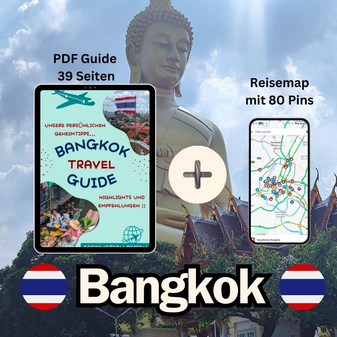 Bangkok Travel Guide With Interactive Travel Map (39 Pages PDF Guide ...