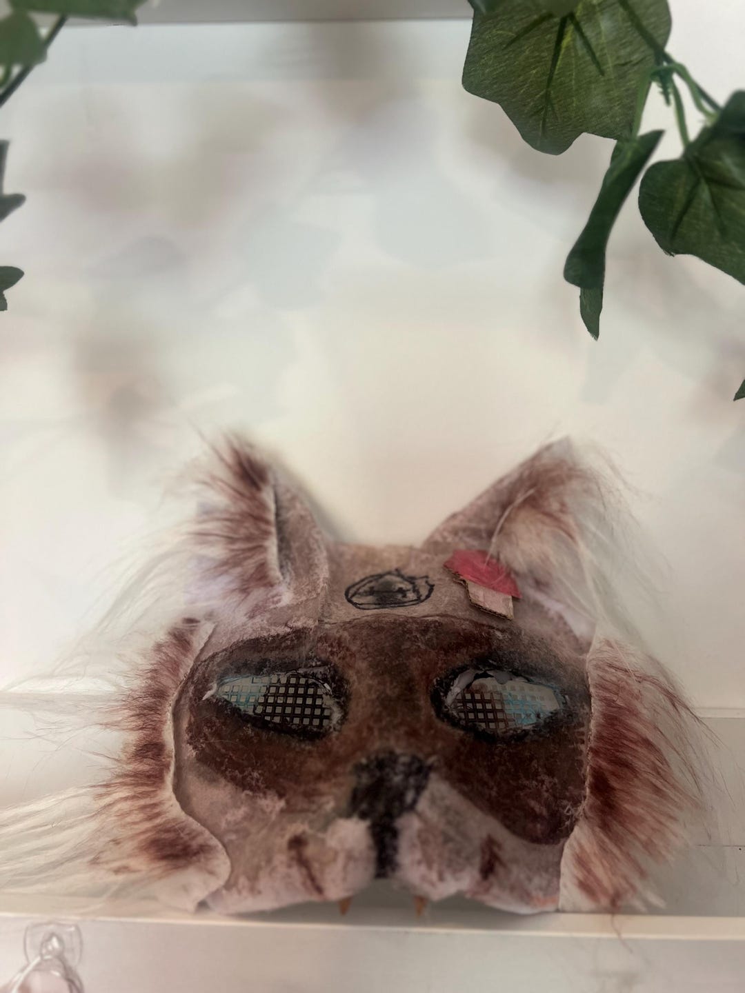 Brown Cat With Therian Symbol and Mushroom on the Head. - Etsy