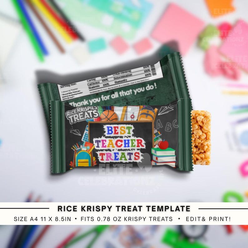 Teacher Appreciation Week Bundle, Editable Party Favor Templates, Thank ...