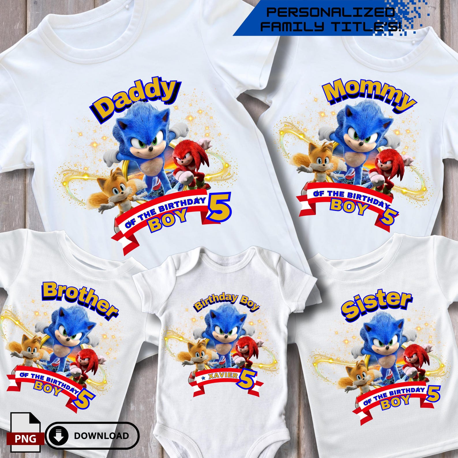 Sonic Birthday Shirt, Custom Sonic Shirt, Sonic Family Shirts ...