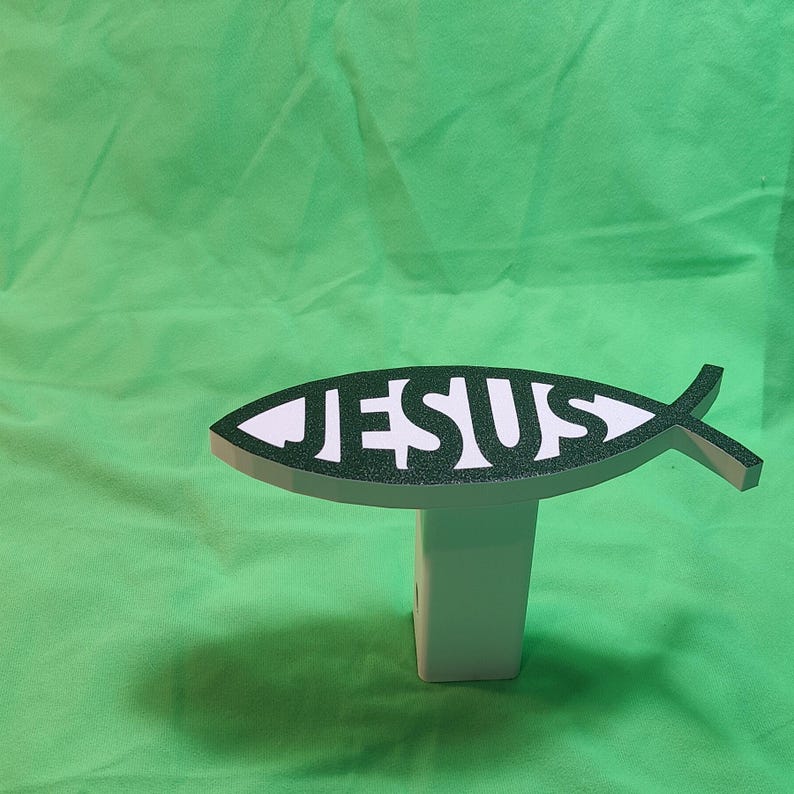Jesus Fish (2 Inch Tailer Hitch Cover) BIG, 9 Inches! - Etsy